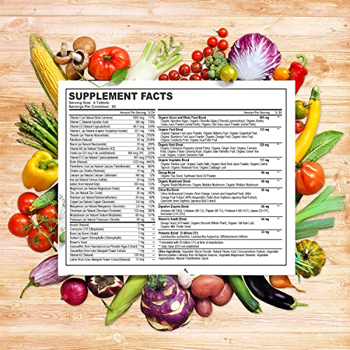 120 tablets of whole food vitamins