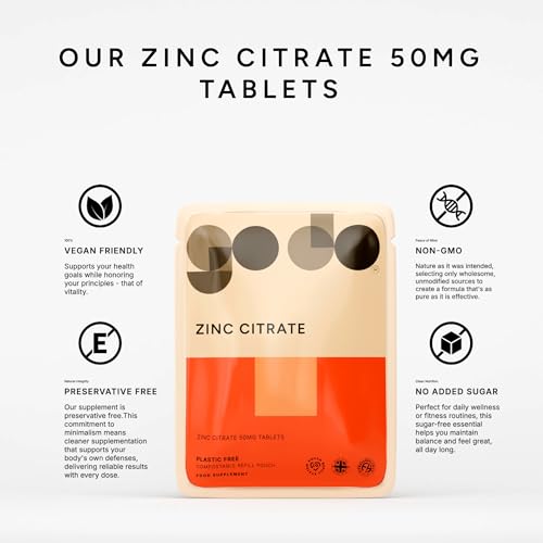 120 tablets of zinc goodness