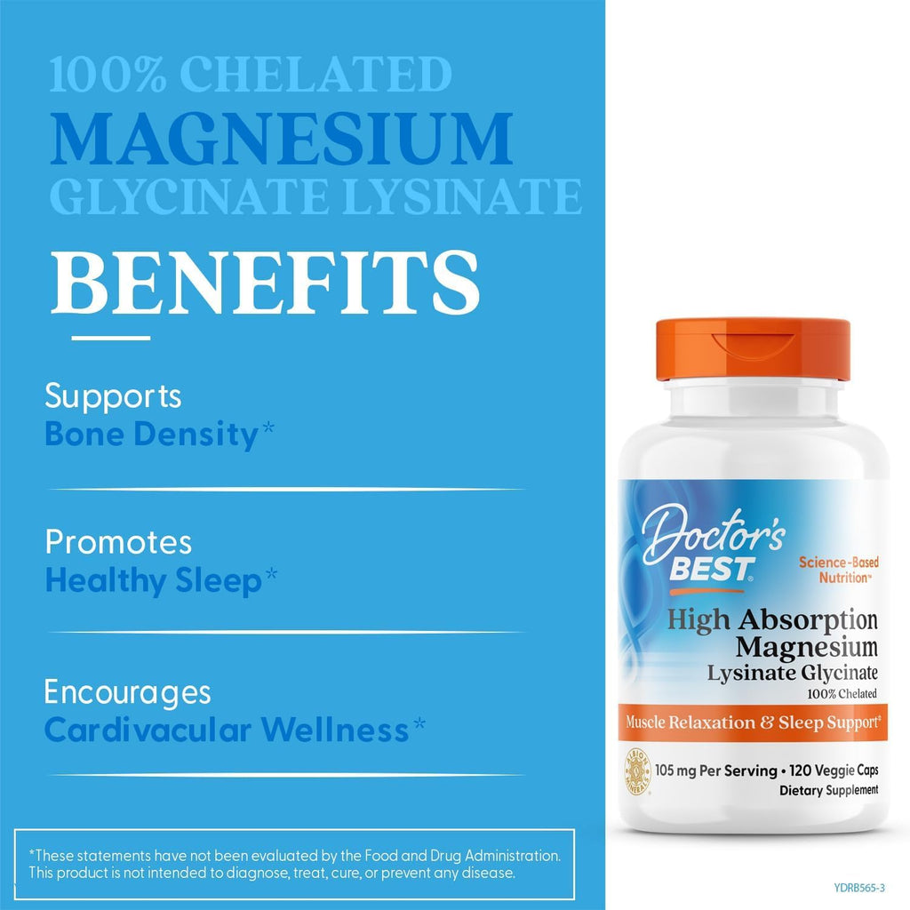 120 veg caps magnesium glycinate