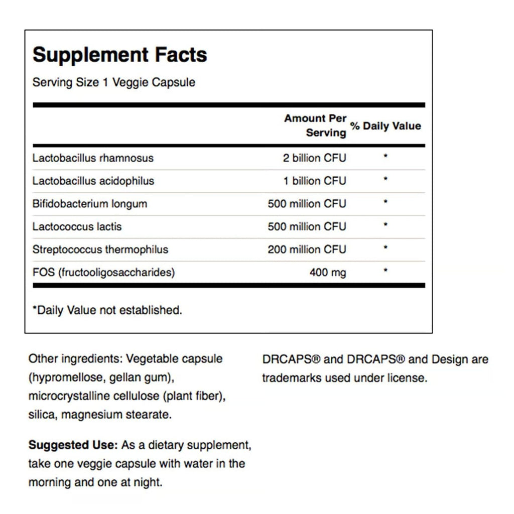 120 Veg DRcaps probiotic supplement