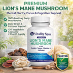 120 vegan lion's mane capsules