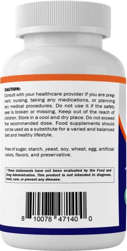 120 vegetable capsules for convenience