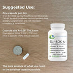 120 vegetable capsules for daily health
