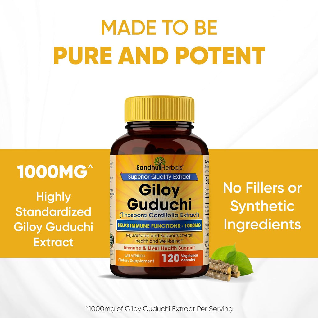 120 vegetarian capsules of giloy