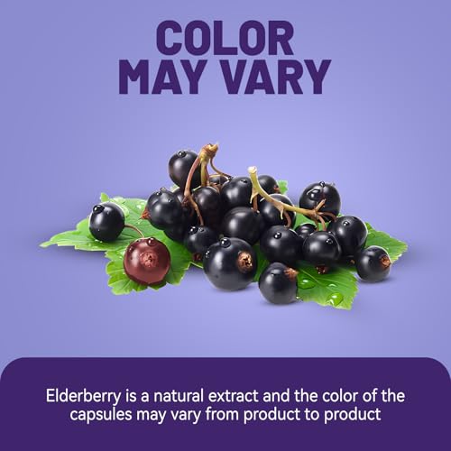 120 vegetarian elderberry capsules supply