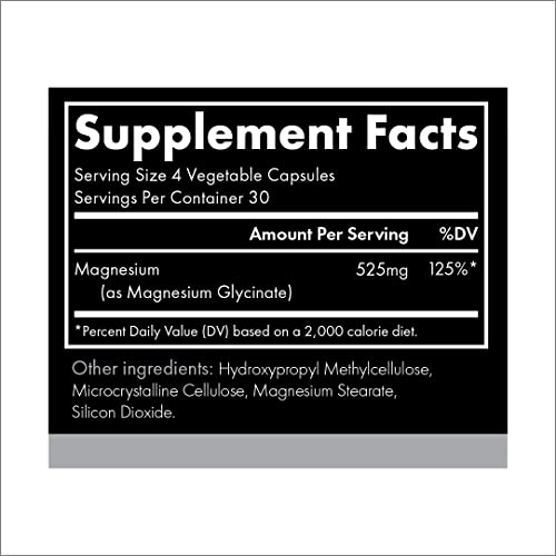 120 veggie caps of magnesium glycinate
