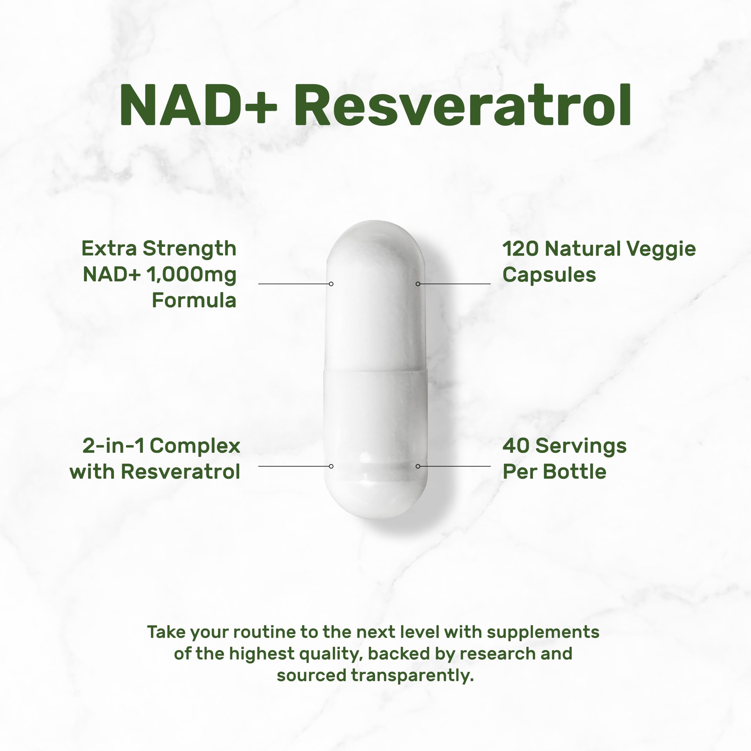 120 veggie capsules for daily use