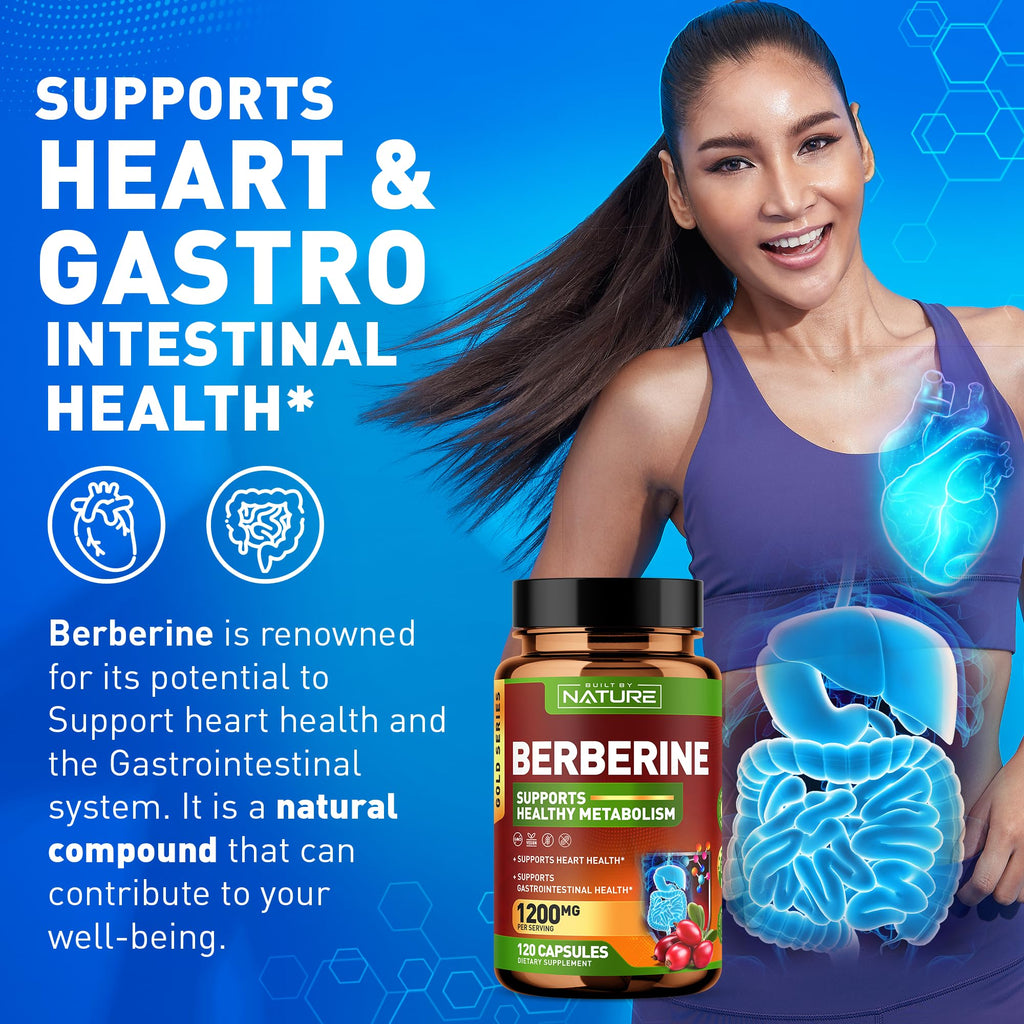 120 veggie capsules of berberine