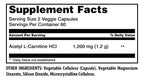 1200 mg Acetyl L-Carnitine supplement