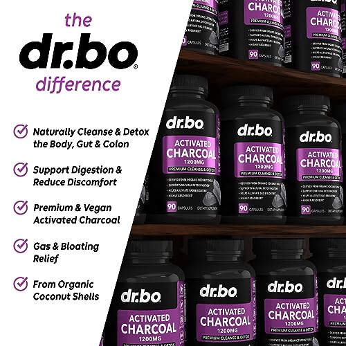 1200 mg Activated Charcoal capsules