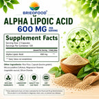 1200 mg alpha lipoic acid supplement
