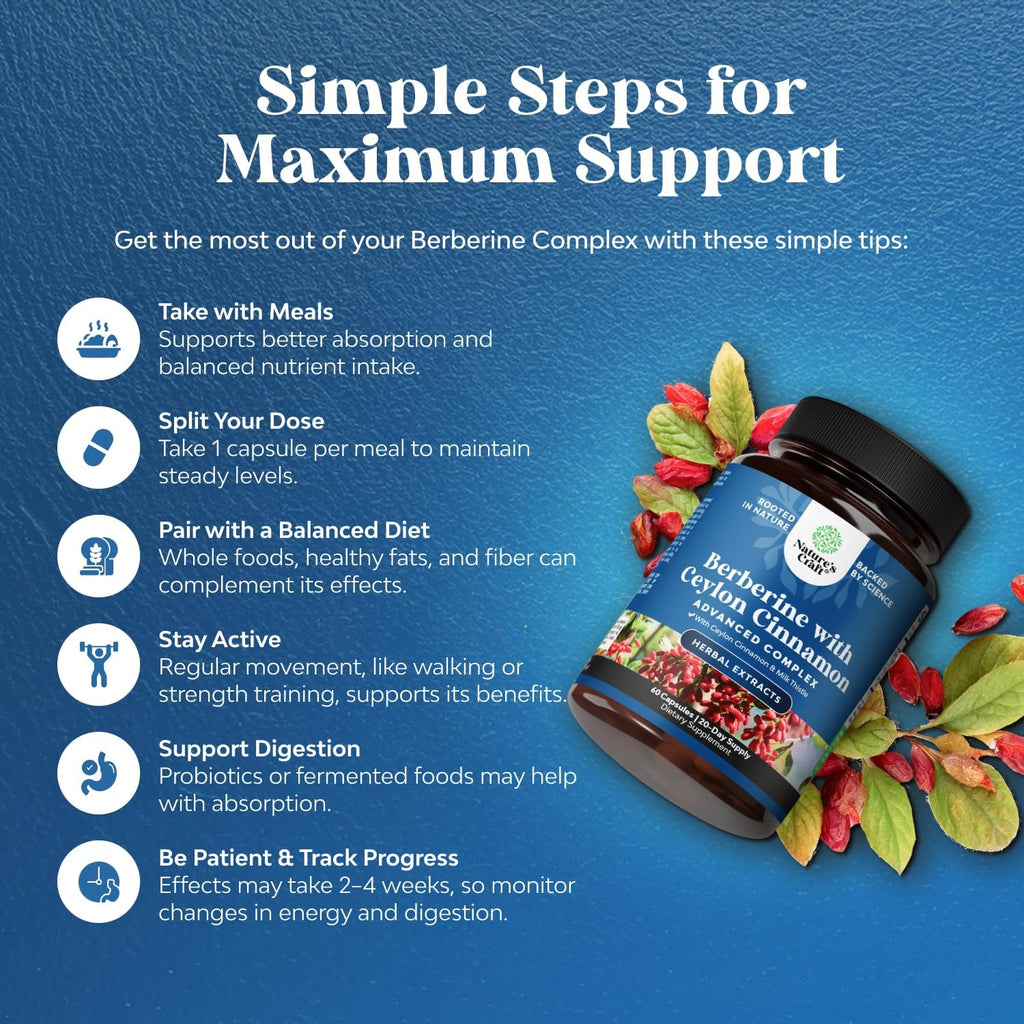 1200 mg berberine capsules for wellness