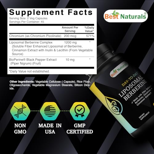 1200 mg berberine capsules for wellness