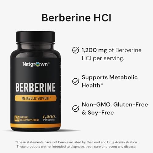 1200 mg berberine for metabolic support
