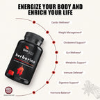 1200 mg berberine for wellness support