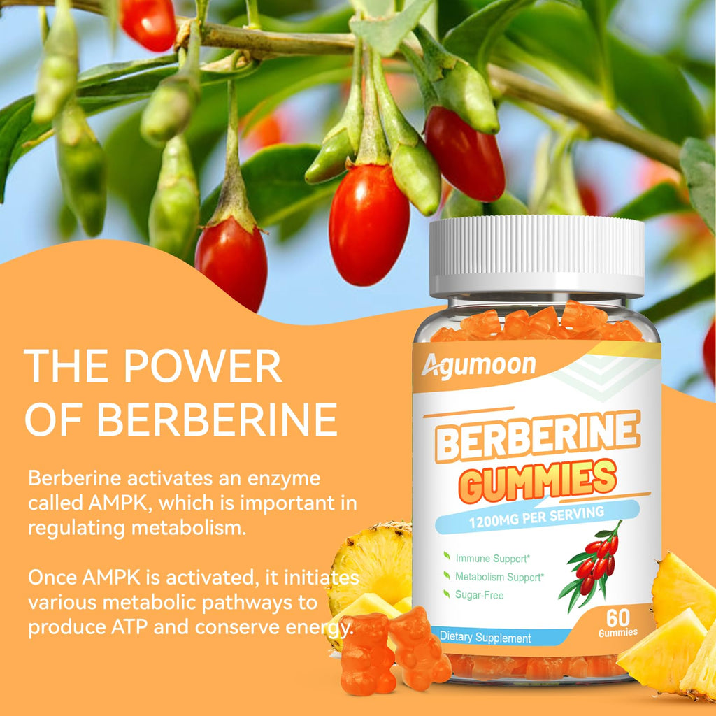 1200 mg berberine gummy benefits