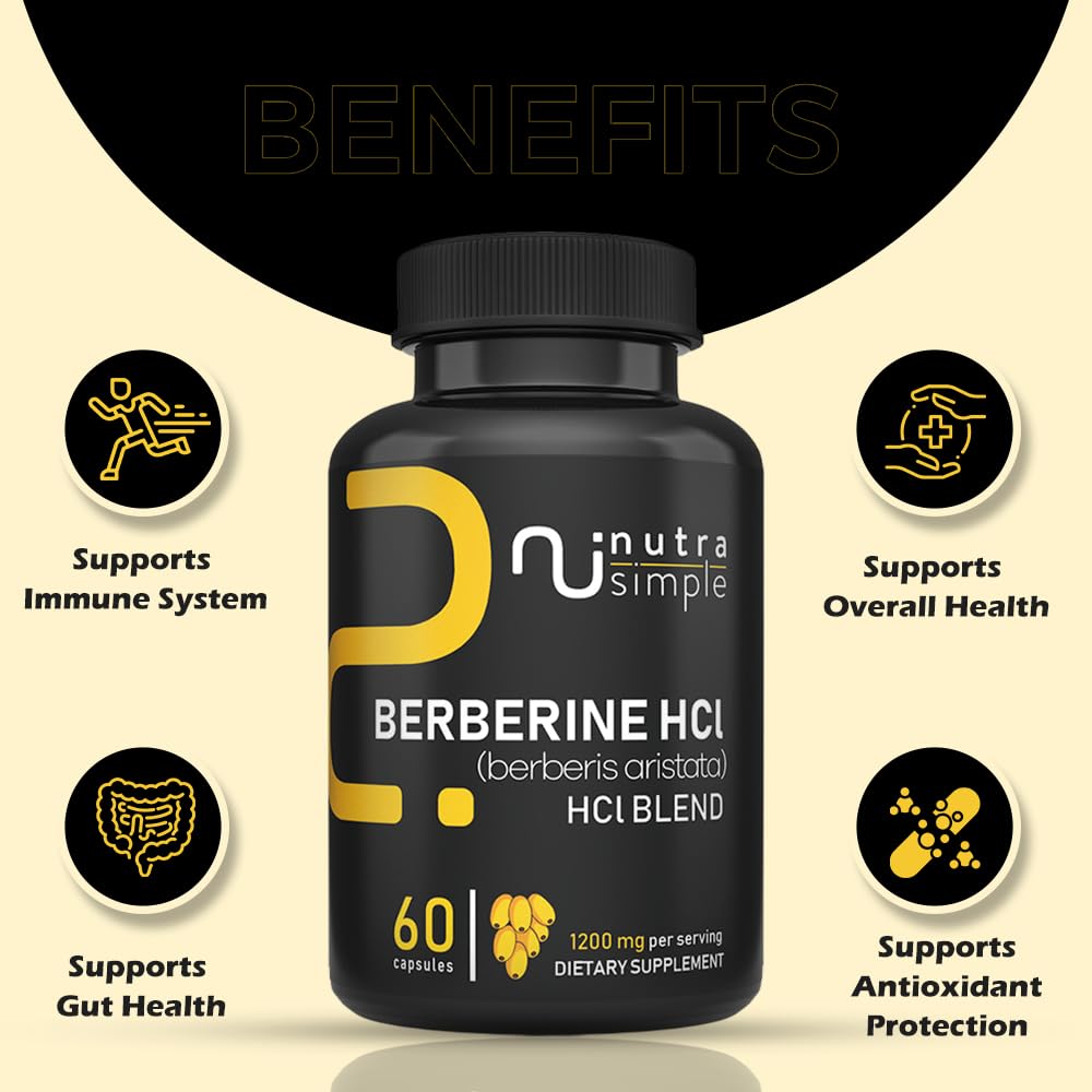 1200 mg berberine HCl dosage guide