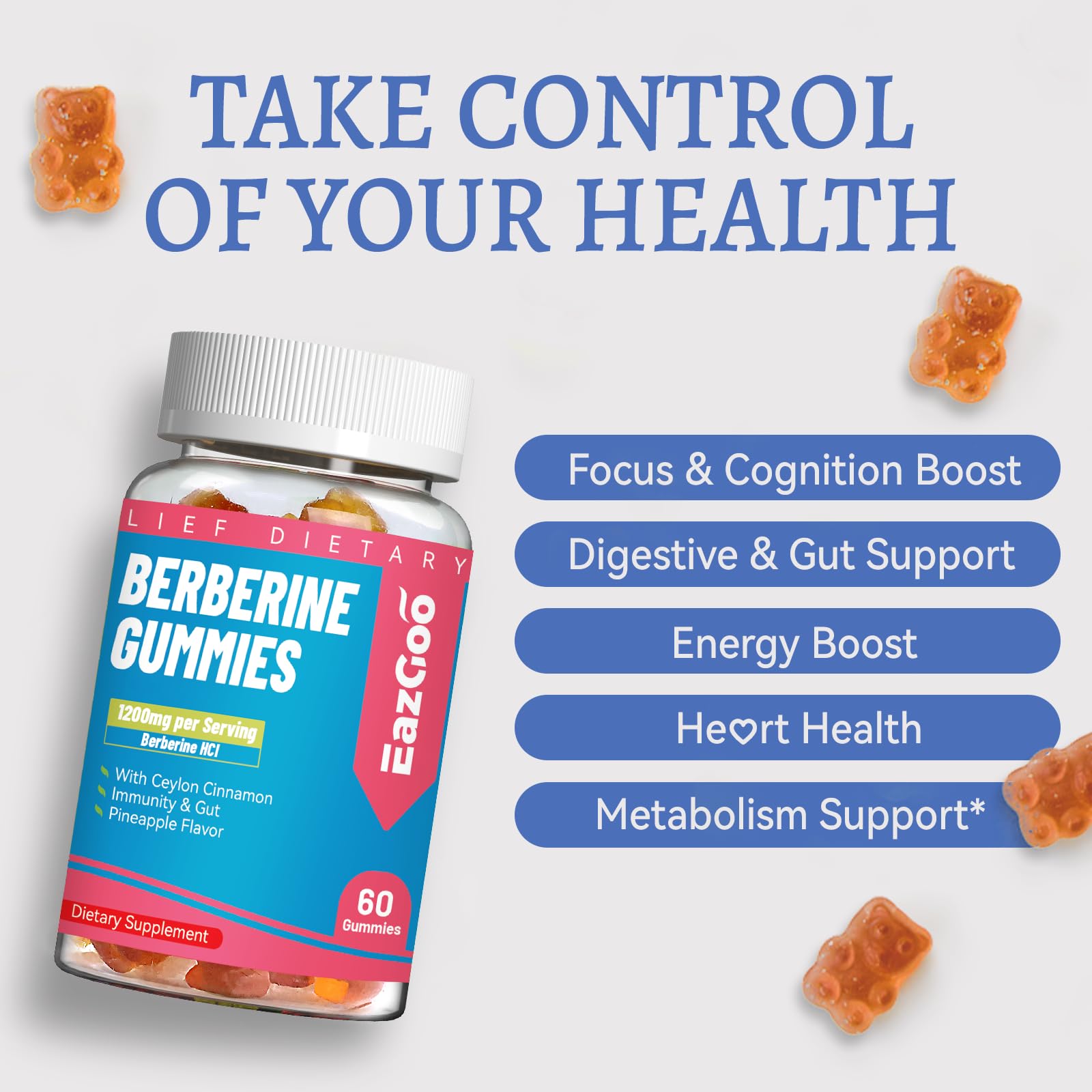 1200 mg berberine supplement for wellness