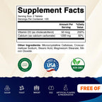 1200 mg calcium carbonate for strong bones