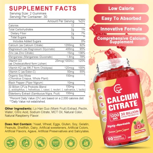 1200 mg calcium chews for daily health