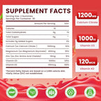 1200 mg calcium citrate daily supplement