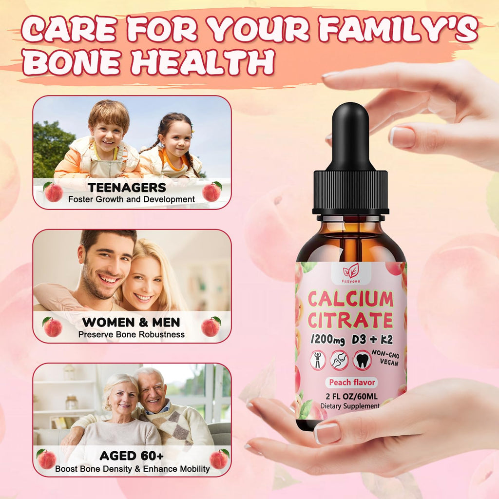 1200 mg calcium citrate for daily health