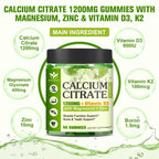1200 mg calcium citrate for daily health