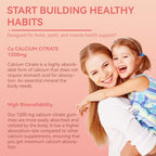 1200 mg calcium citrate for daily health