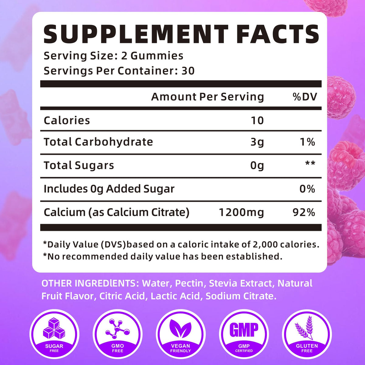 1200 mg calcium citrate for daily support