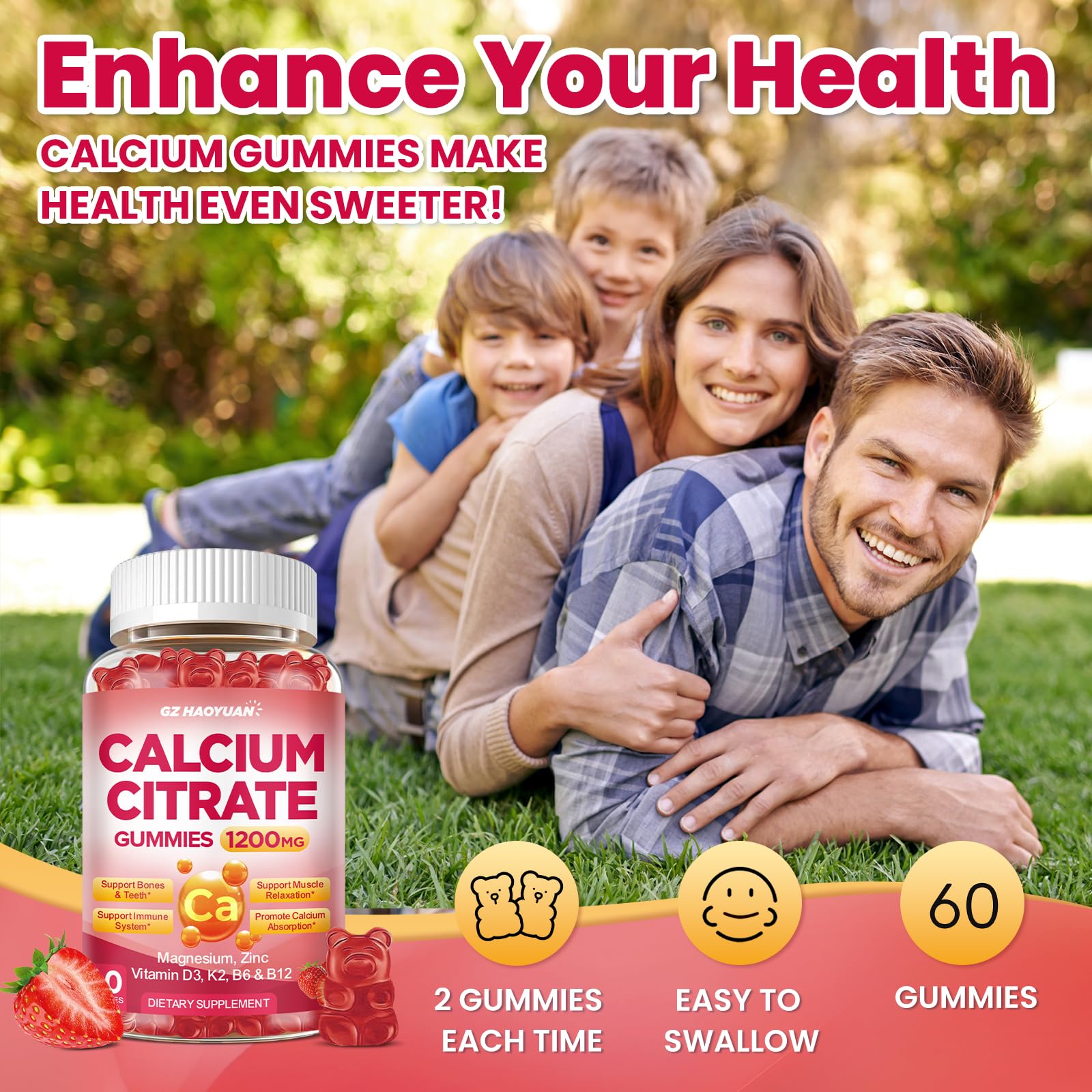 1200 mg calcium citrate for optimal absorption
