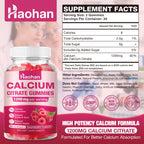 1200 mg calcium citrate gummies