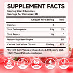 1200 mg calcium citrate gummy vitamins