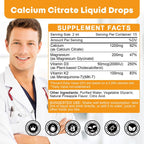 1200 mg calcium citrate liquid supplement