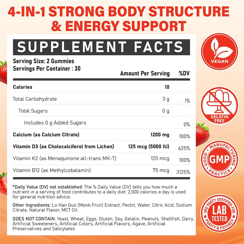 1200 mg calcium citrate supplement