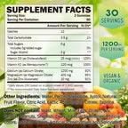 1200 mg calcium citrate supplement