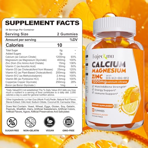 1200 mg calcium citrate supplement
