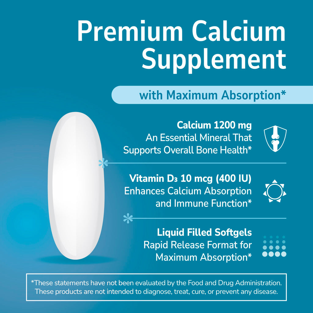 1200 mg calcium for daily health