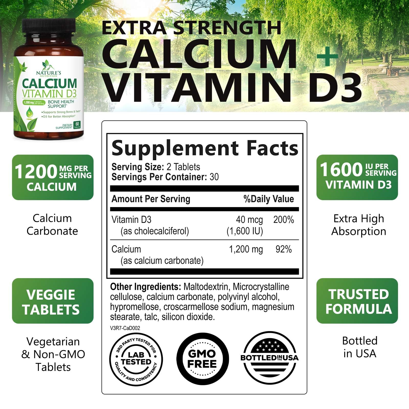 1200 mg calcium for optimal health