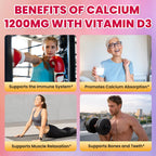 1200 mg calcium gummies for daily health