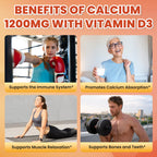 1200 mg calcium gummies for daily health