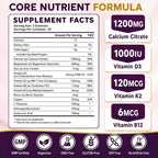 1200 mg calcium gummies for daily health
