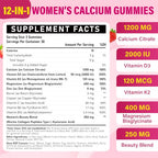 1200 mg calcium gummies for daily health