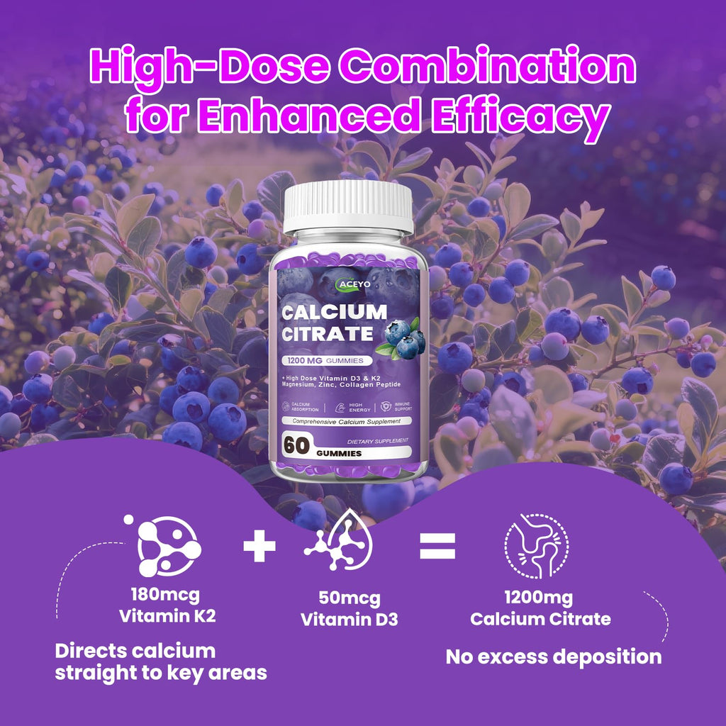 1200 mg calcium gummies for daily support