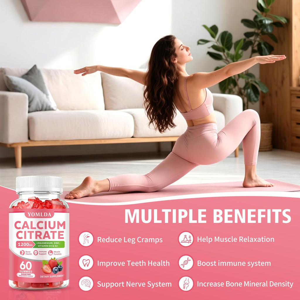 1200 mg calcium gummies with vitamin D3