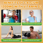 1200 mg calcium supplement for adults