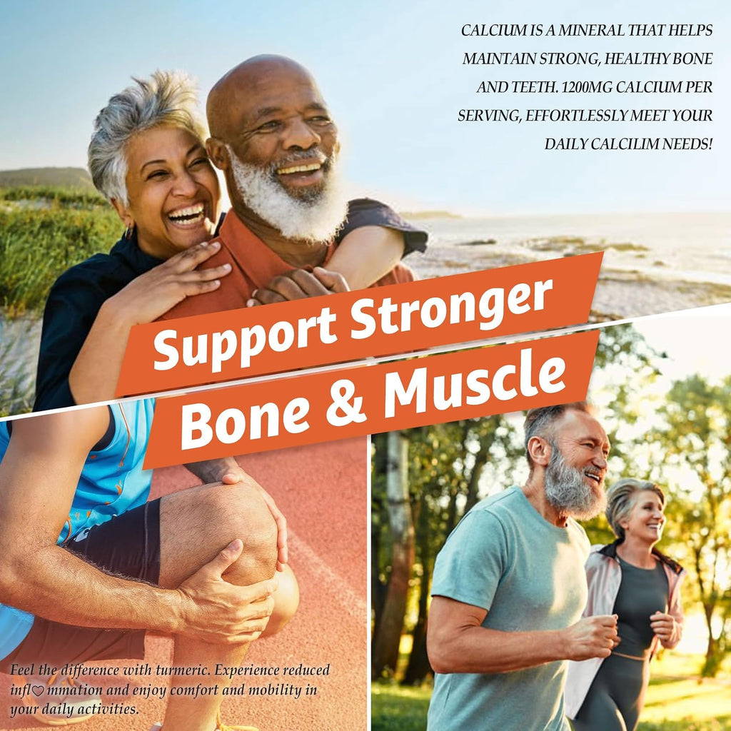 1200 mg calcium supplement for bones