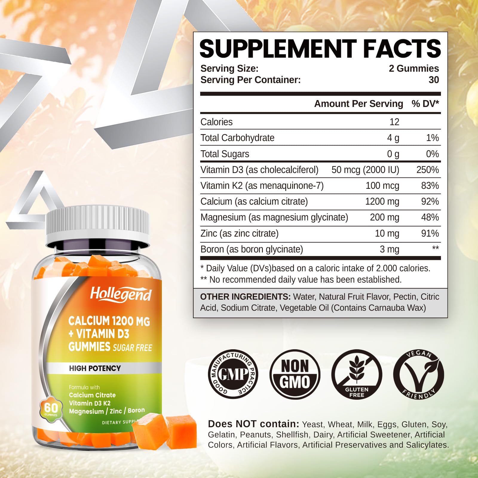1200 mg calcium supplement for strong bones