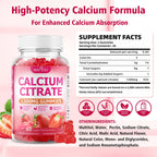 1200 mg calcium supplement gummies