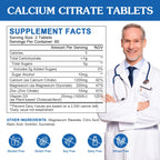 1200 mg Calcium supplement tablets