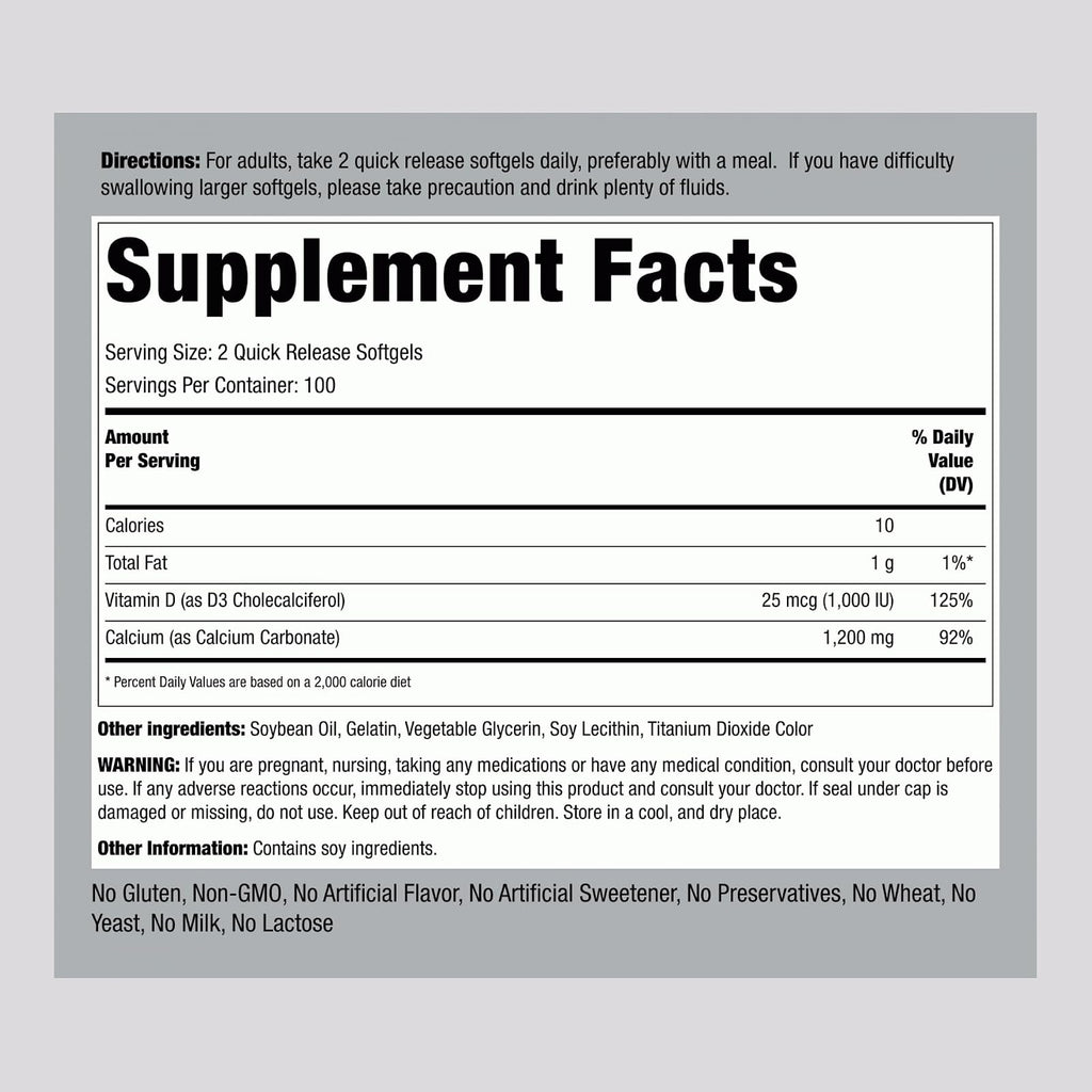 1200 mg Calcium tablets for bone health